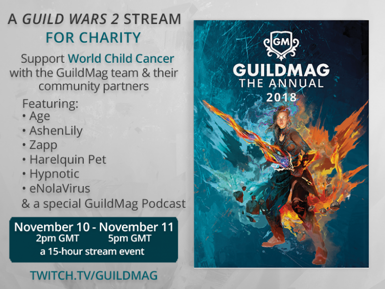 The ArenaNet Streaming Schedule for the Week of November 5 – GuildWars2.com