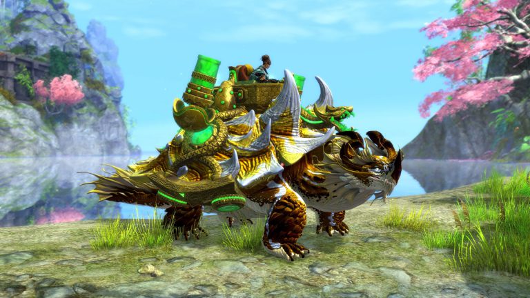 Siege Dragon’s End with the Crested Dragon Siege Turtle – GuildWars2.com